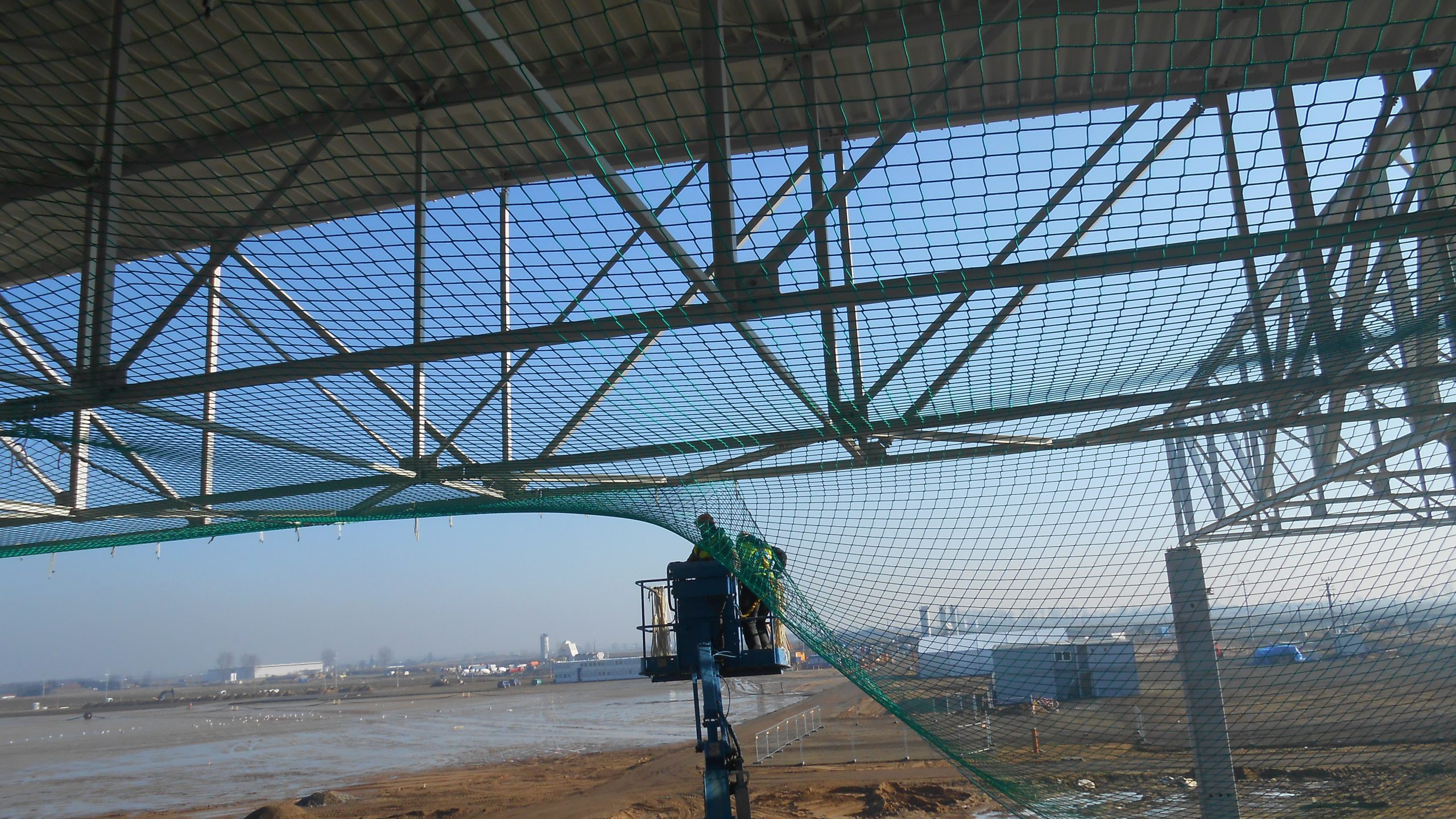 Plasa Siguranta Anti-cadere tip S, ochi 100x100 mm - Fabrica de plase